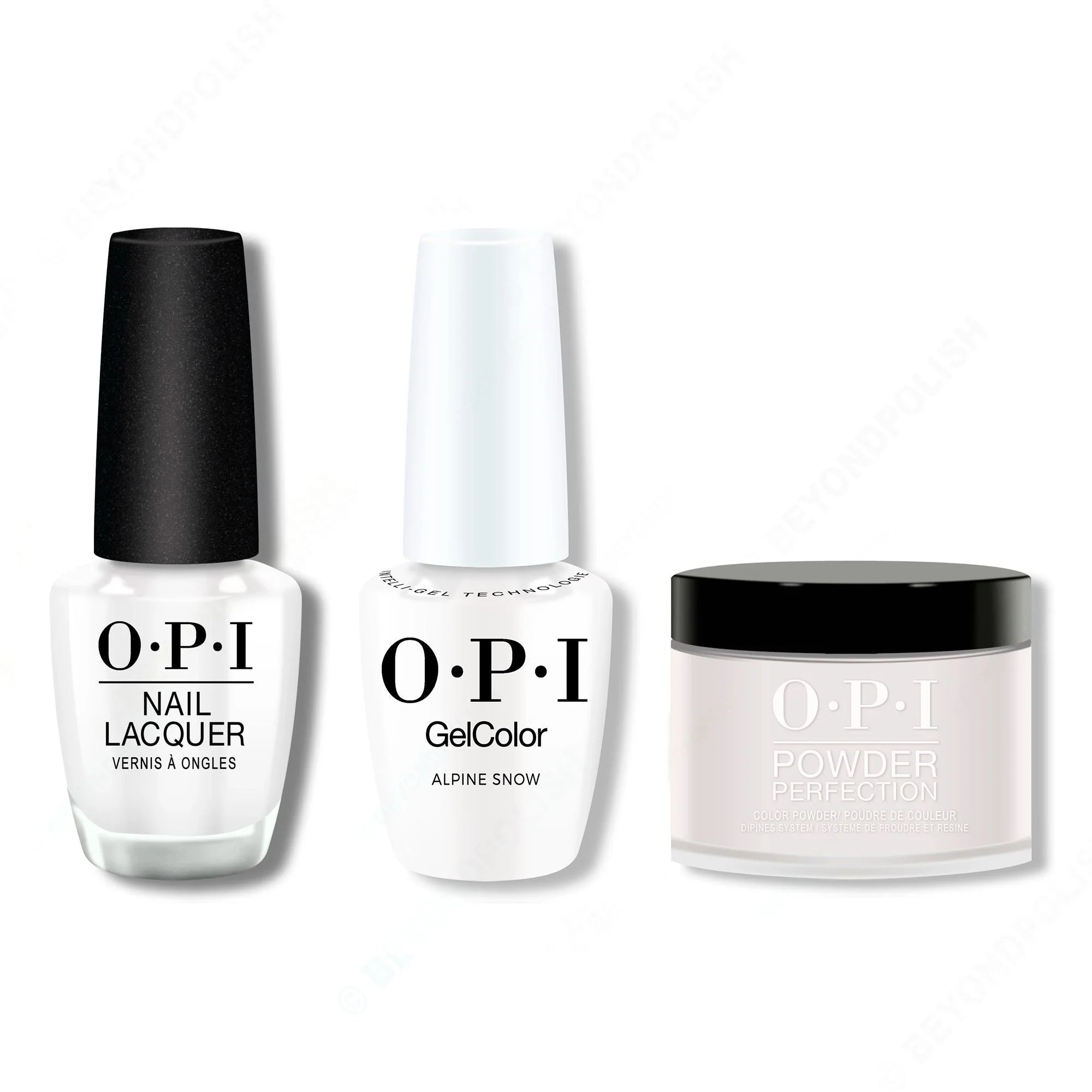 OPI - Intelli-Gel, Lacquer & Dip Combo - Alpine Snow – Skyline Beauty ...
