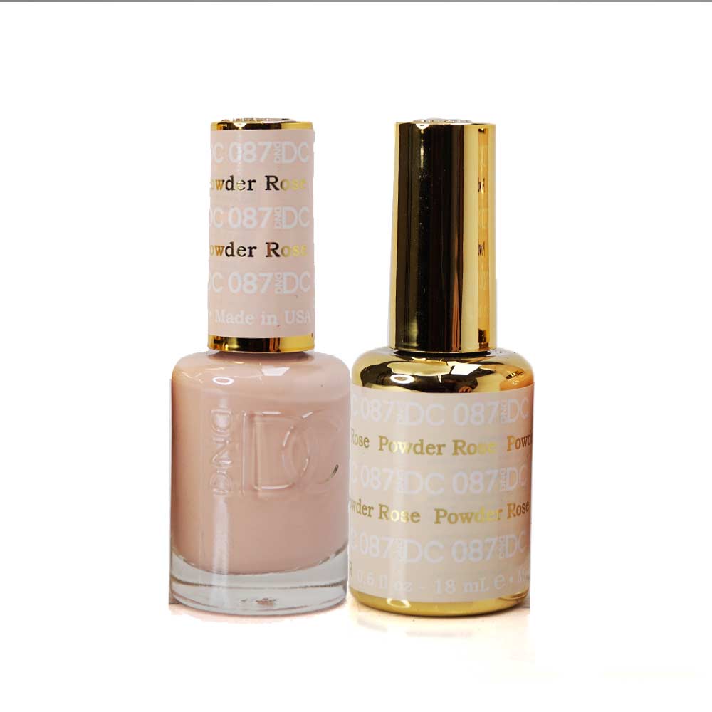 DND / DC Gel Nail Polish Matching Duo - 087 Rose Powder – Skyline ...