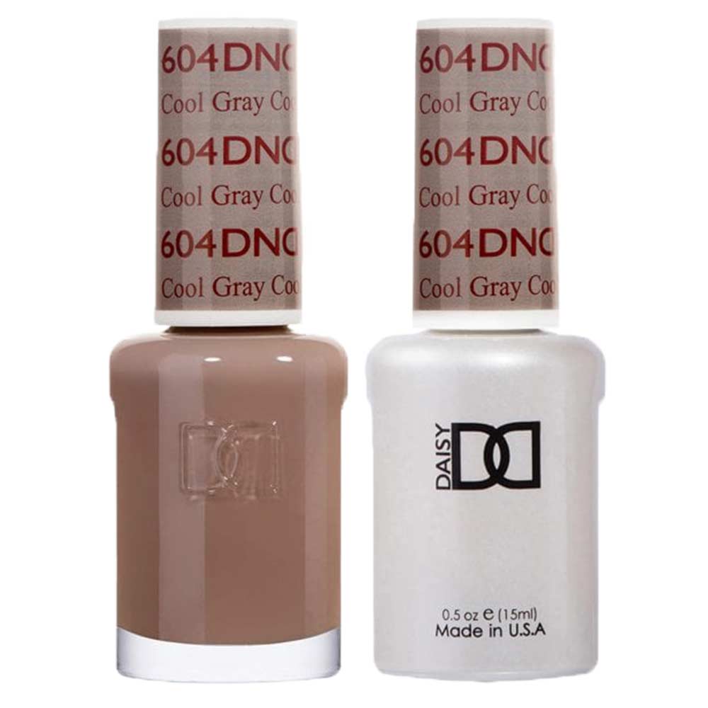 DND / Gel Nail Polish Matching Duo - Cool Gray 604 – Skyline Beauty Supply