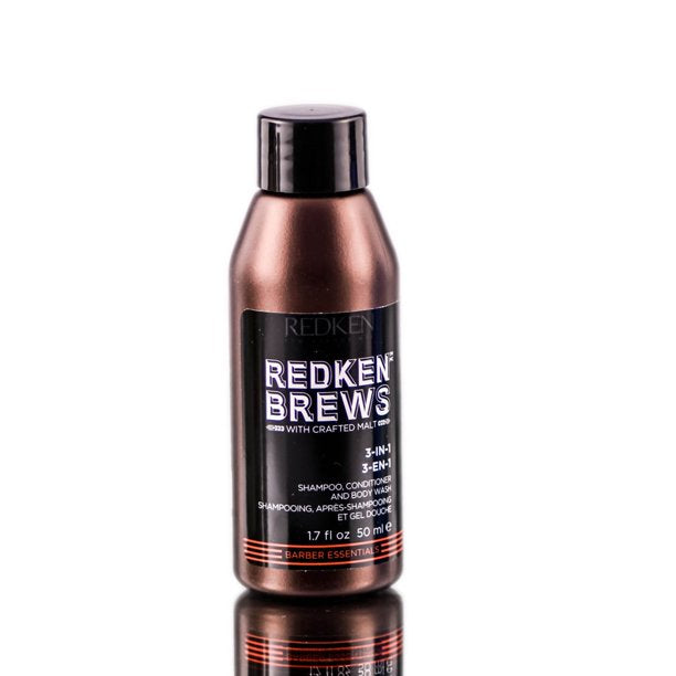 REDKEN BREWS - 3-in-1 Shampoo, Conditioner, And Body Wash 1.7 fl oz ...